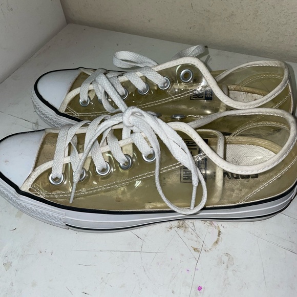 Converse | Shoes | Transparent Plastic Low Top Converse Chucks Unisex ...